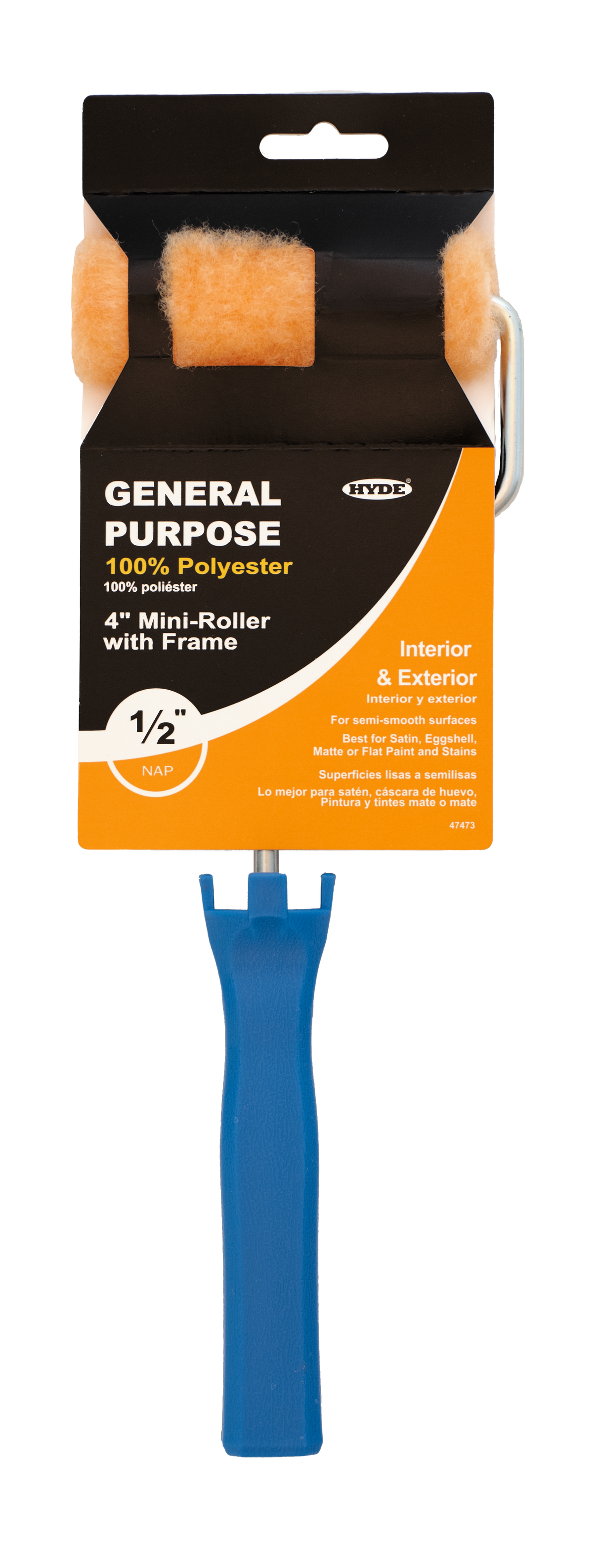 4" x 1/2" General Purpose Mini Roller w/ Frame — Hyde Tools
