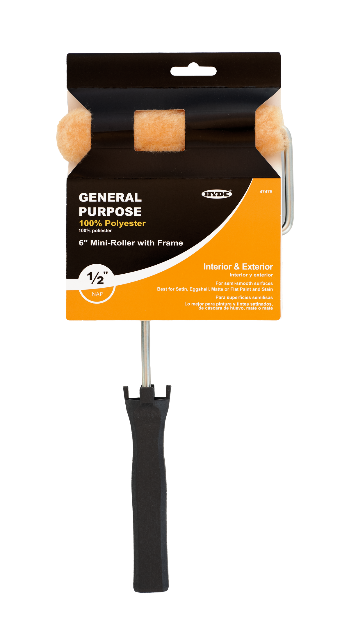 6" x 1/2" General Purpose Mini Roller w/ Frame — Hyde Tools