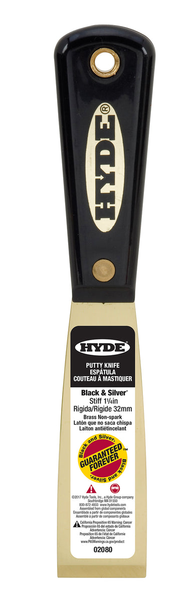 Black & Silver® Brass Scrapers — Hyde Tools