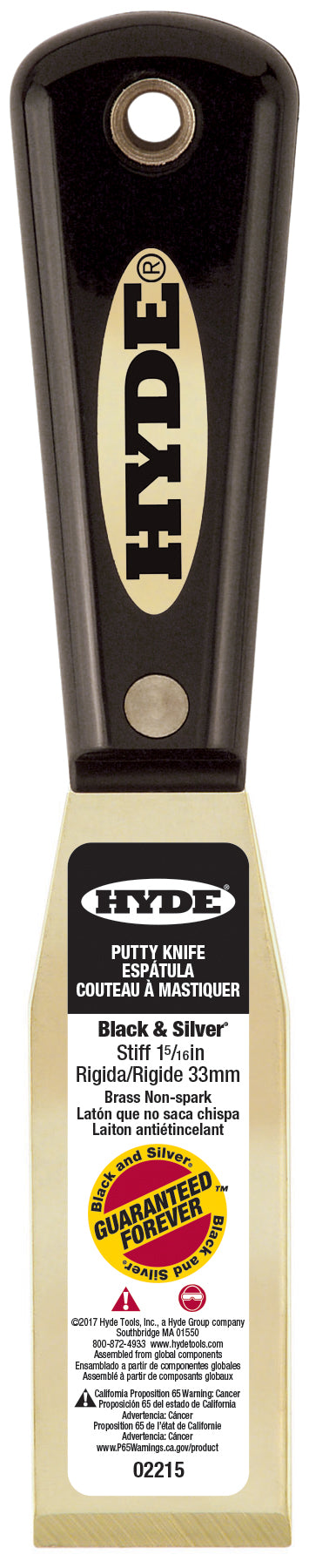 Black & Silver® Brass Scrapers — Hyde Tools