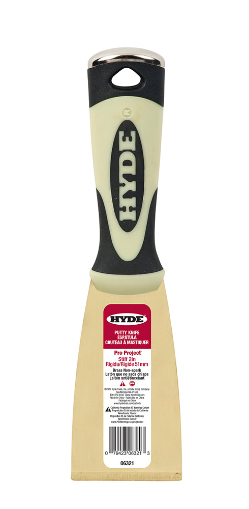 Pro Project™ Brass Stiff Scrapers — Hyde Tools