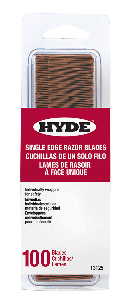 Single-edge Razor Blades (100-Pack) — Hyde Tools