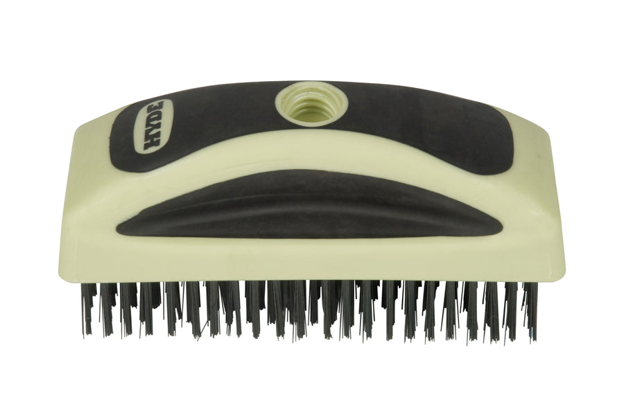 6-3/4" Carbon Steel MAXXGRIP PRO® Scrub Brush — Hyde Tools